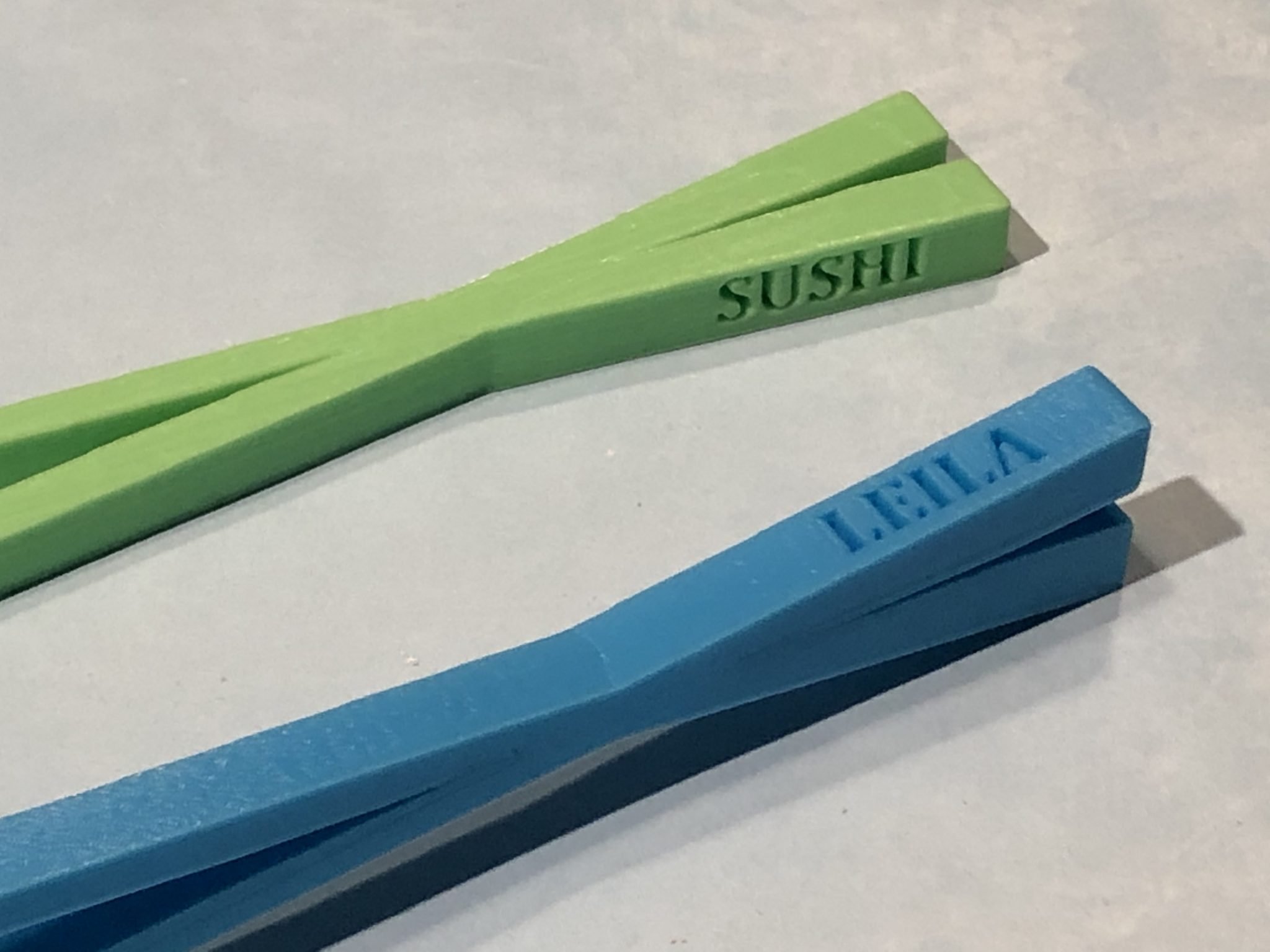 Chopsticks Kids One Piece Personalized Chop Sticks (2 Chopsticks) – 3D ...